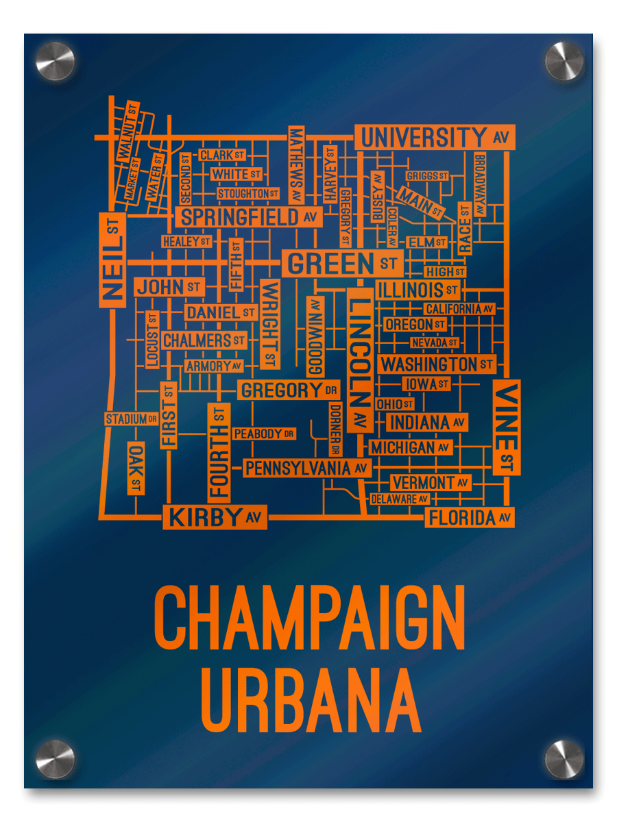 University Of Illinois Champaign Map