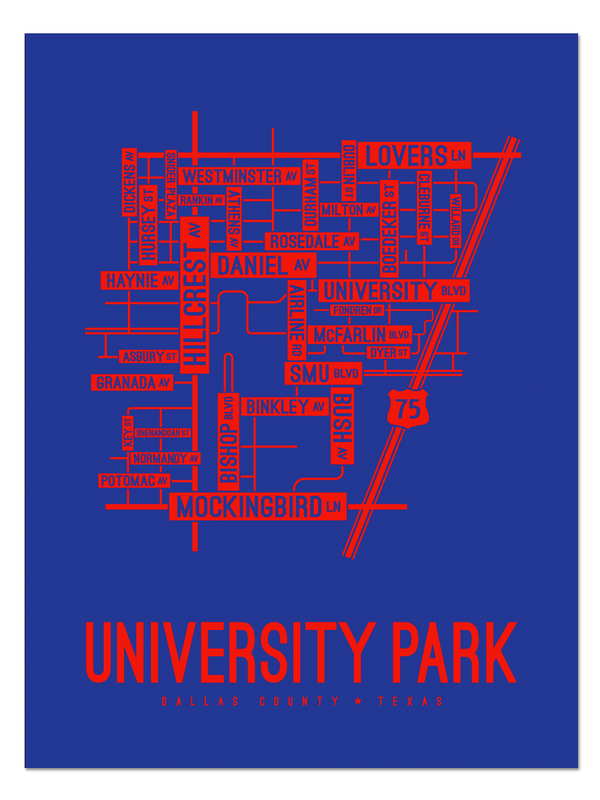 Dallas, Texas - School Street Posters