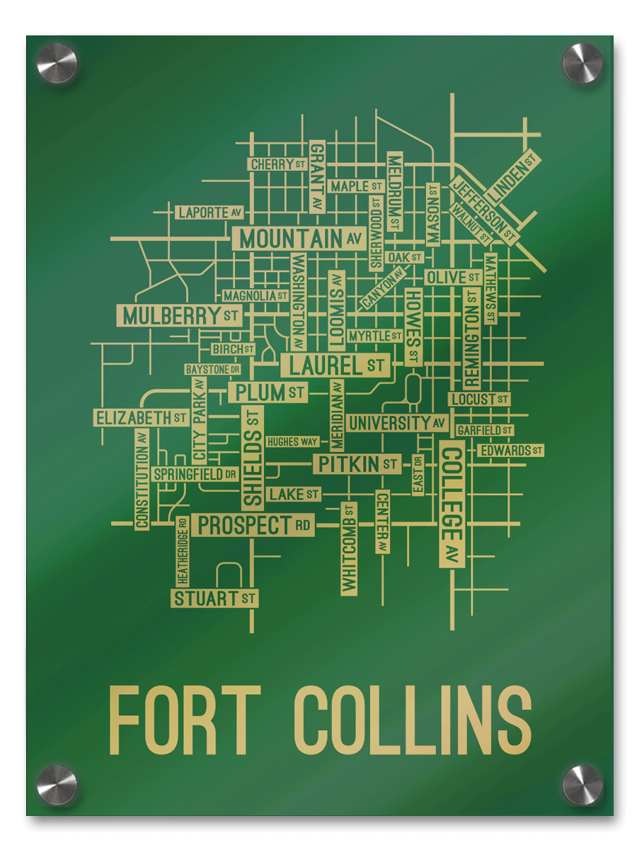 Mapa De Colorado Fort Collins Rand McNally Folded Map: Denver Regional