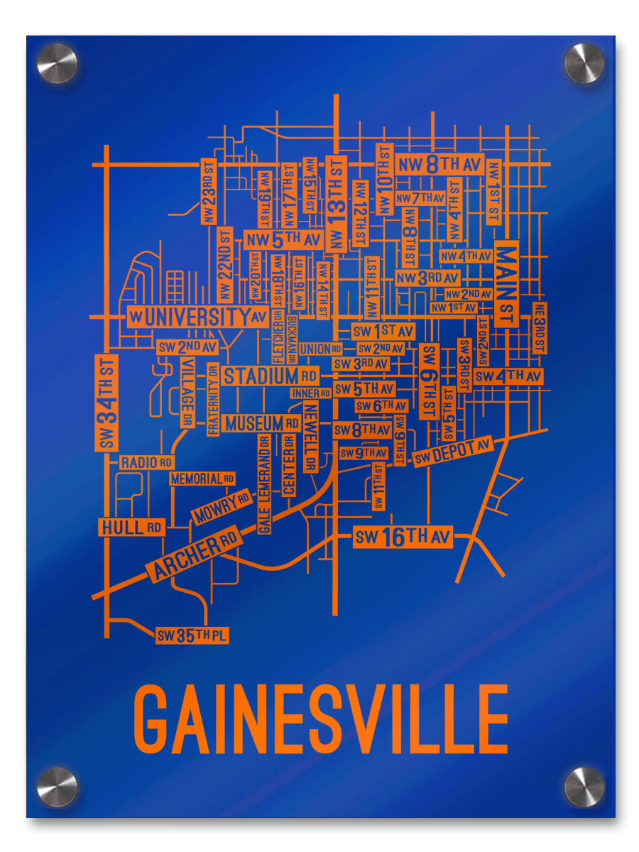 Map Of Nw Gainesville Fl