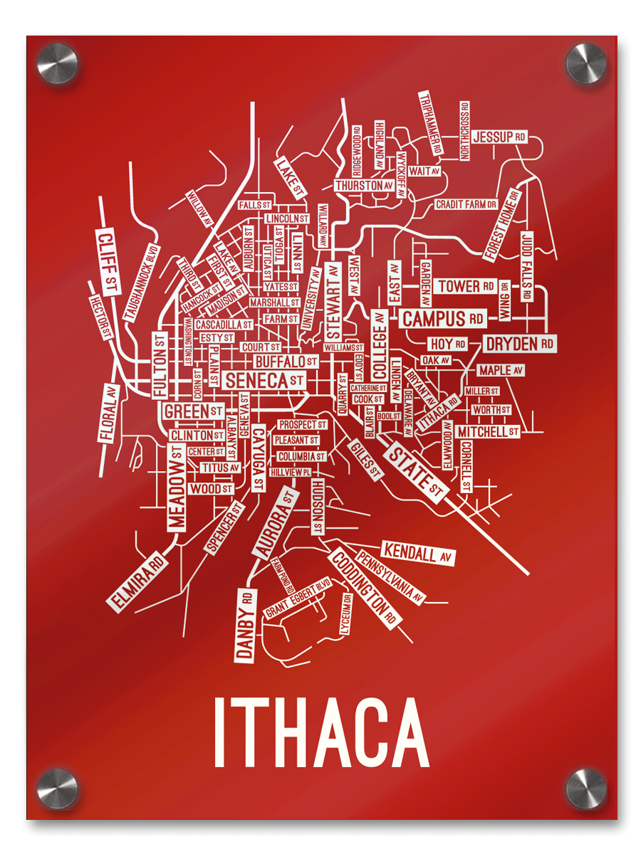 Ithaca Map Maps Of Ithaca Metro Area New York Marketmaps.com