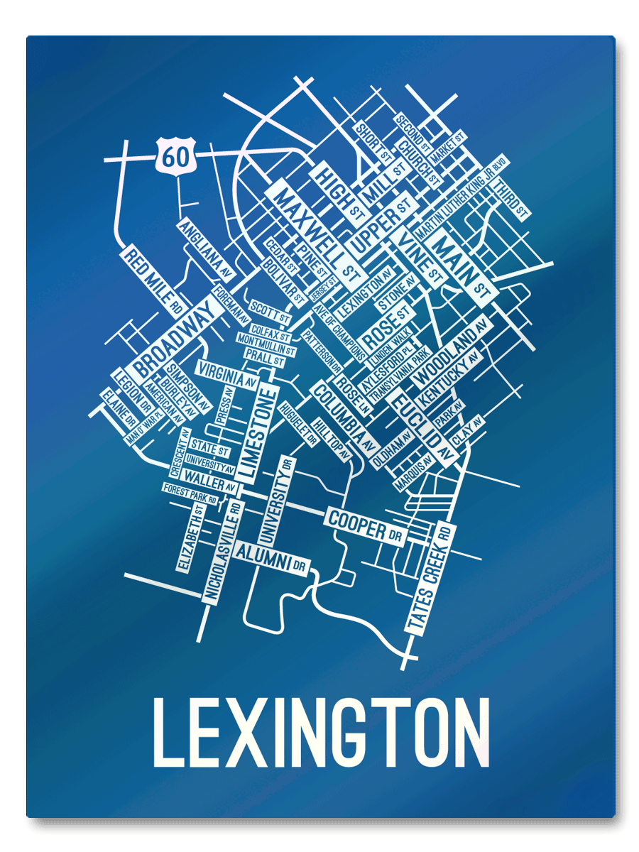Lexington Ky Map Lexington Kentucky Map Stock Vector Images Alamy