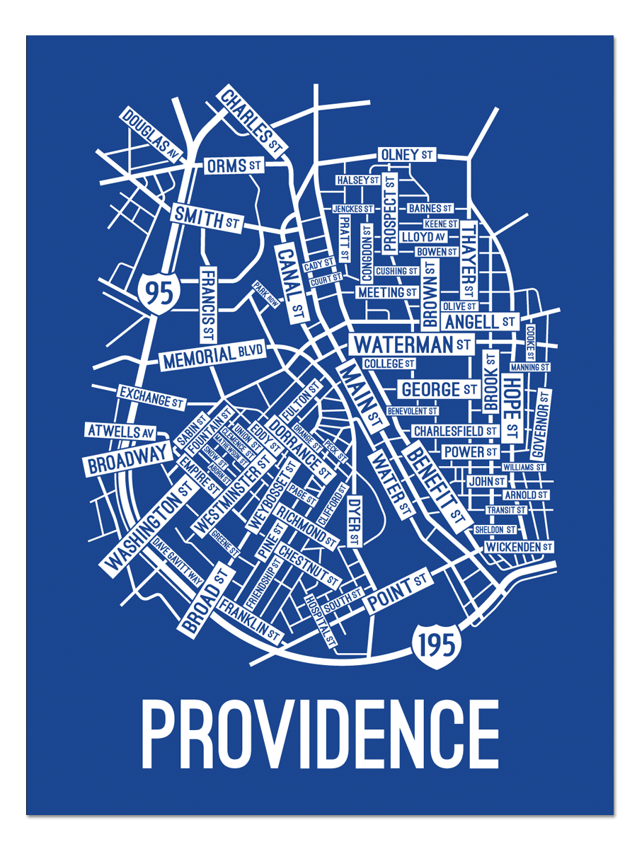 Providence Rhode Island Map