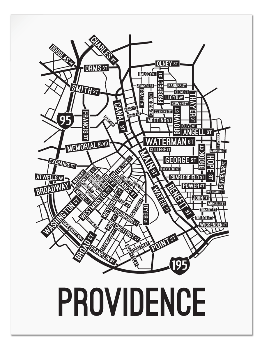 Map Of Downtown Providence Ri I Re Colored An Old Map Of Providence