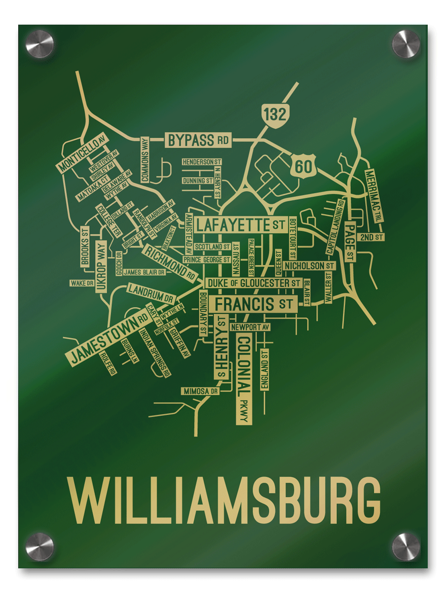 Williamsburg Virginia Map With Cities Virginia – James City County