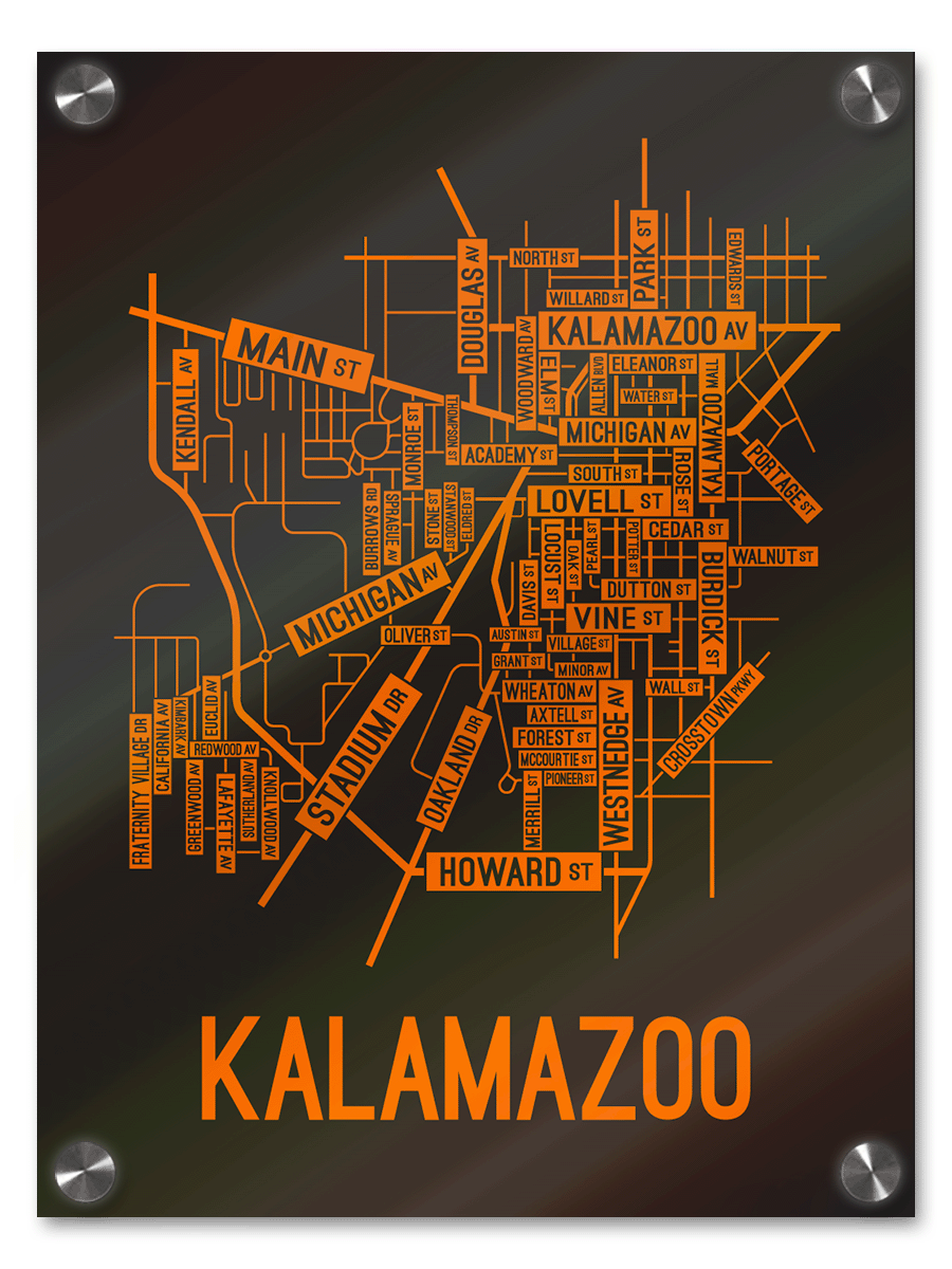 Map Of Downtown Kalamazoo Michigan Map Of Downtown Kalamazoo