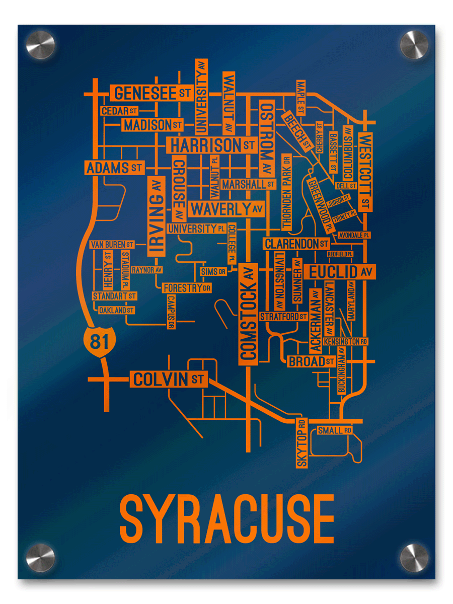 A Map Of Syracuse