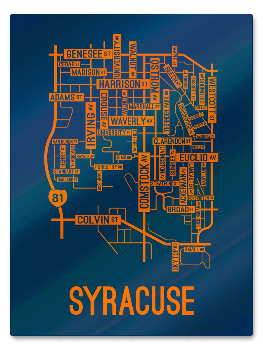 Syracuse University Interactive Map Syracuse University Campus Map