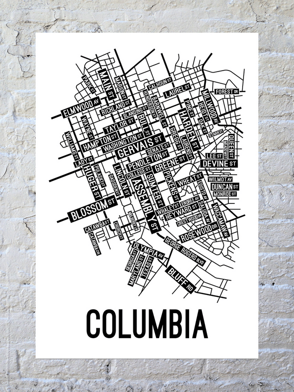 Columbia Sc Area Map