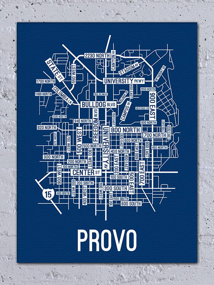 Provo, Utah - School Street Posters