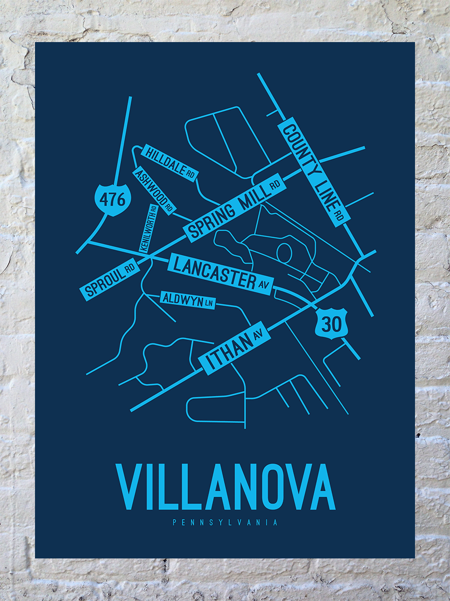 Villanova - School Street Posters